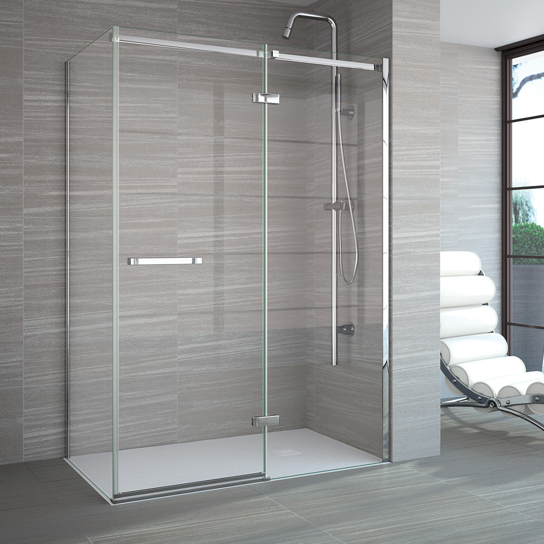 Merlyn 8 Series Frameless Hinged And Inline Side Panel Rsf Bathrooms